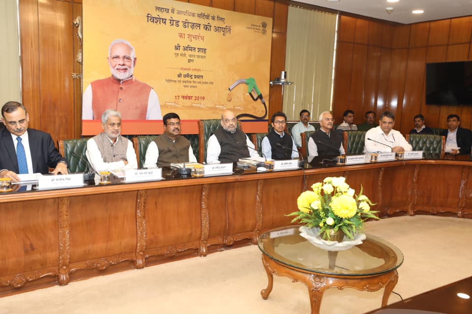 Amit Shah Launches Special Winter-Grade Diesel For Ladakh - Khabar India